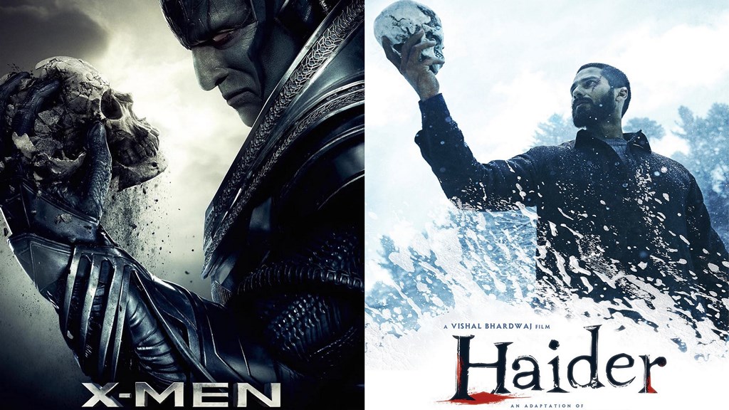 X-Men: Apocalypse Poster Resemble With Shahid Kapoor's 'Haider' Poster ...